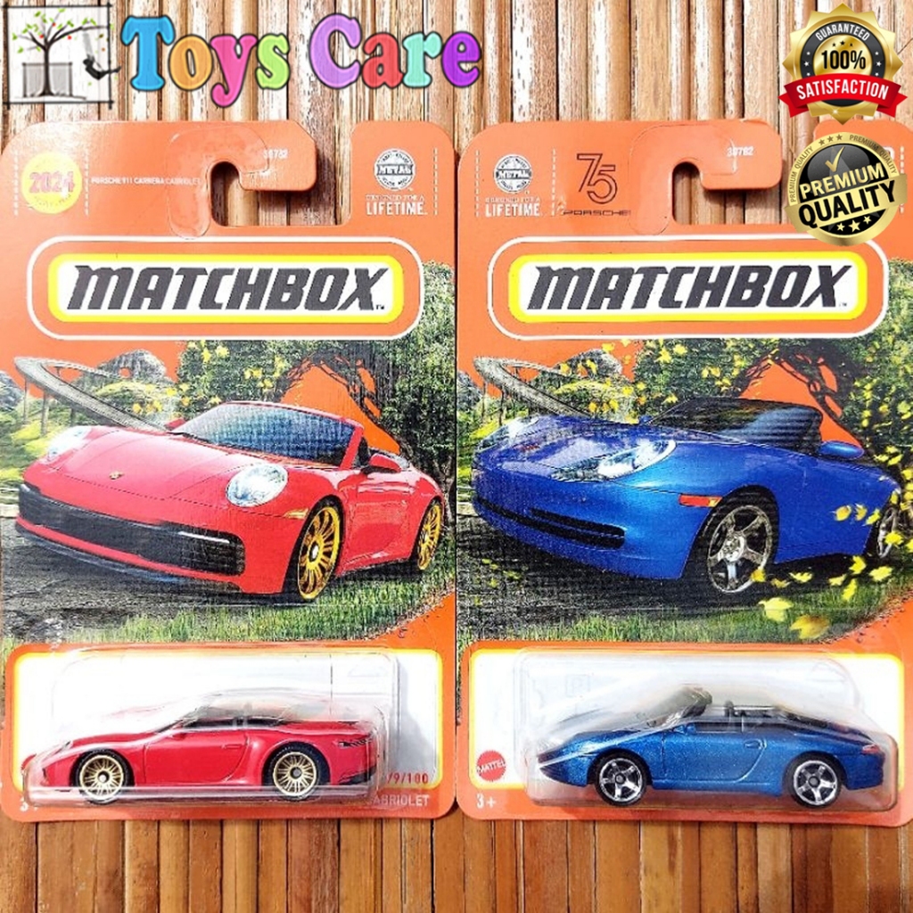 Jual MATCHBOX PORSCHE 911 CARRERA CABRIOLET 2022 HIJAU 2023 BIRU 2024 ...