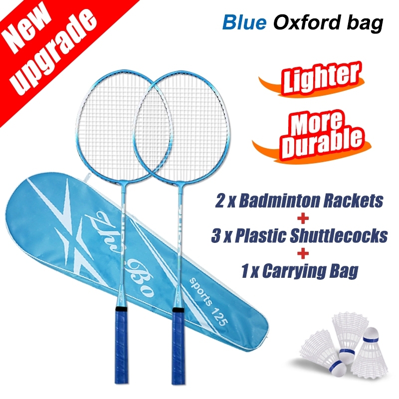 Jual 【Free Tas】 Raket Badminton Paket Komplit/ Raket Bulu Tangkis Isi 2 ...