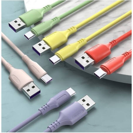Jual Kabel Data Macaron 2A Fast Charging USB V8/Micro / Type C / Cable ...