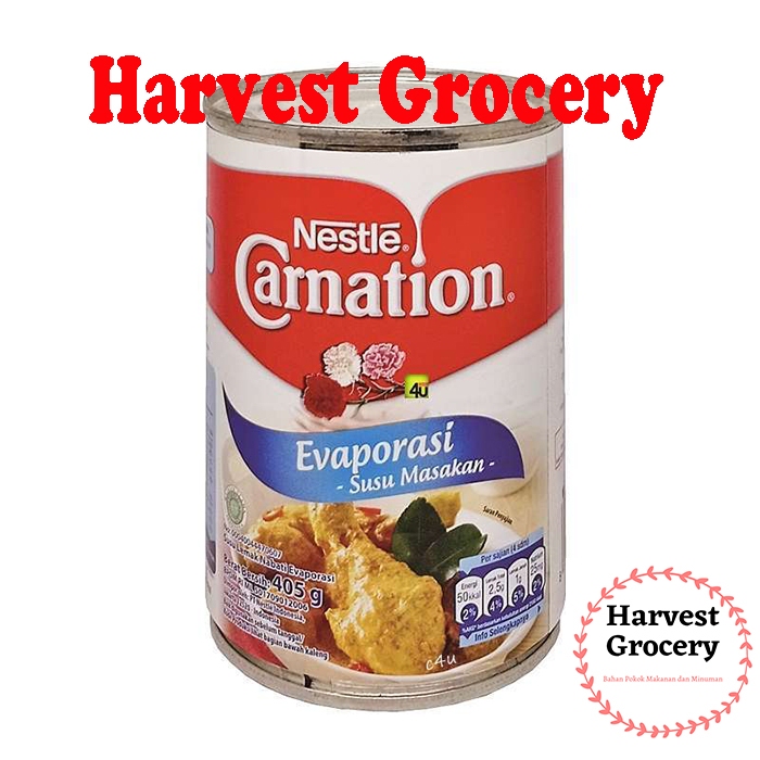 Jual Carnation evaporated milk / Susu Carnation Evaporasi 405 Gram ...
