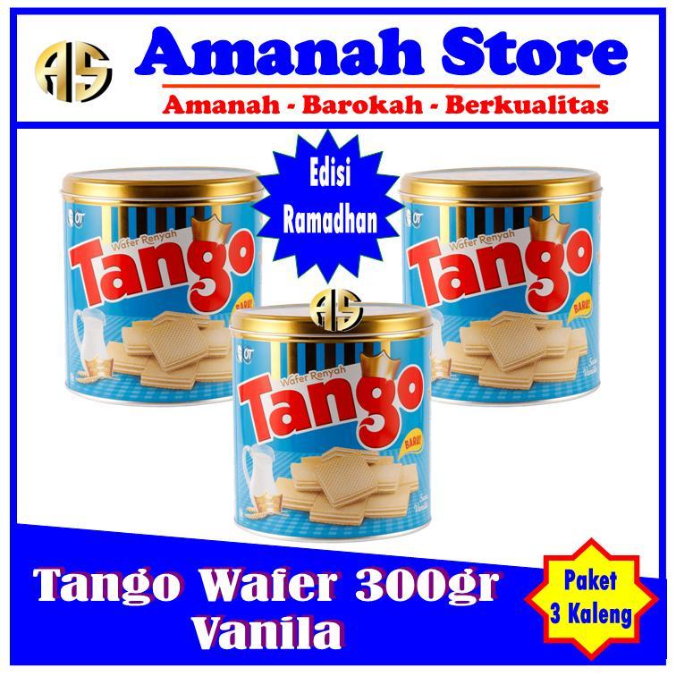Jual Tango Wafer Vanila 300gr 3 Kaleng | Shopee Indonesia