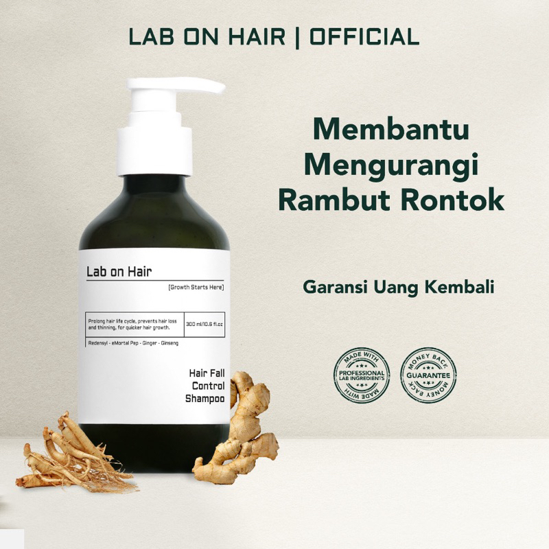 Jual Lab On Hair Anti Hair Fall Shampoo with Redensyl + eMortal Pep ...