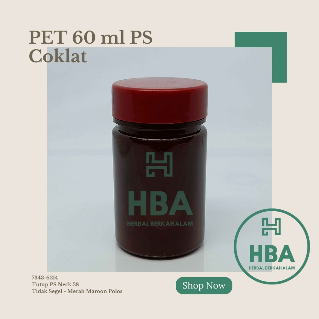 Jual Botol Obat 60 ml Coklat Tutup Merah Maroon / Botol Obat / Botol ...