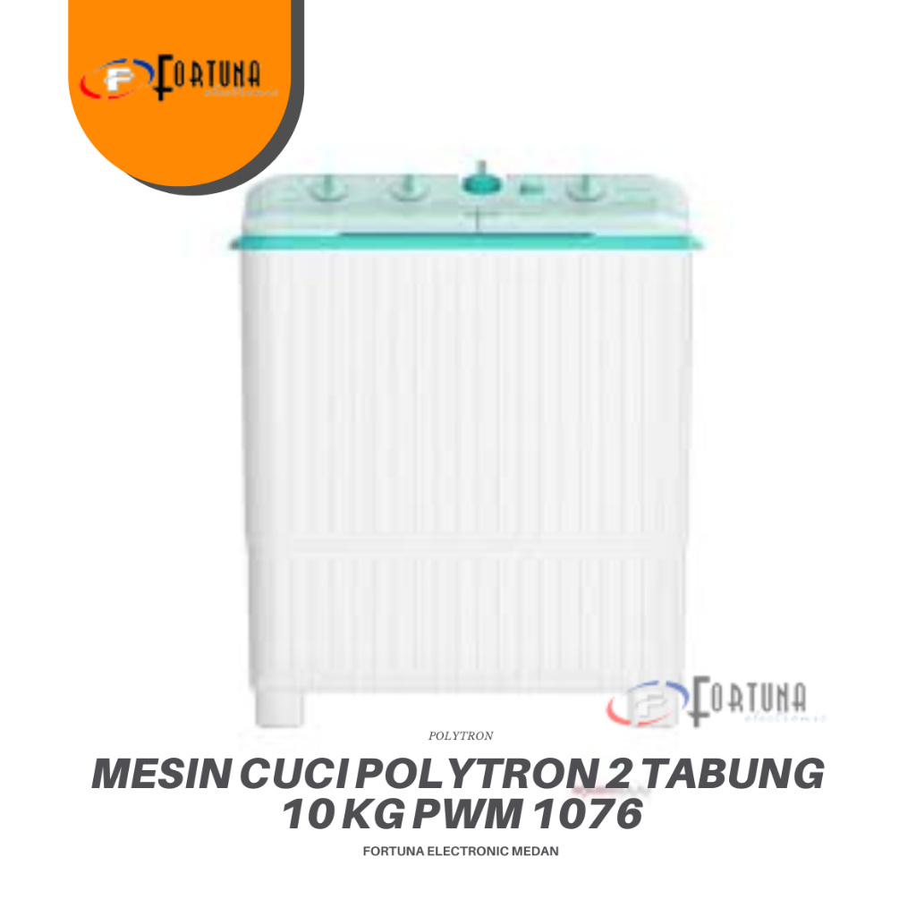 Jual MESIN CUCI POLYTRON 2 TABUNG 10 KG PWM 1076/ PWM1076 | Shopee ...