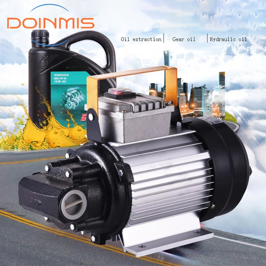 Jual Pompa Oli Mesin 220V 750W Solar Elektrik Diesel Transfer Pump 70L/Min Gear Pump Hydraulic ...