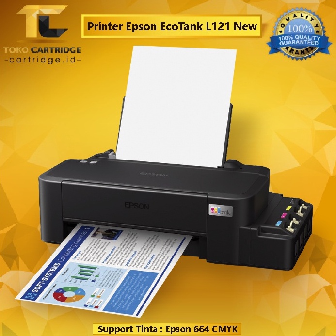 Jual KODE S13K Printer Epson L121 ORIGINAL Pengganti L12 Ink Tank A4 ...