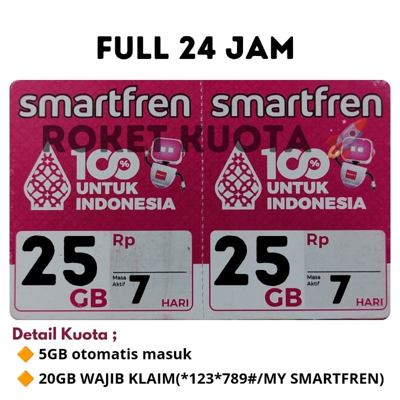 Jual VOUCHER SMARTFREN NONSTOP SMARTFREN UNLIMITED INJECT KUOTA SMARTFREN UNLIMITED(VIA CHAT ...