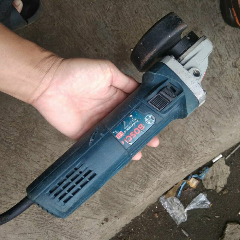 Jual bosch gws 900-100s mesin gerinda tangan 4 inch second original ...