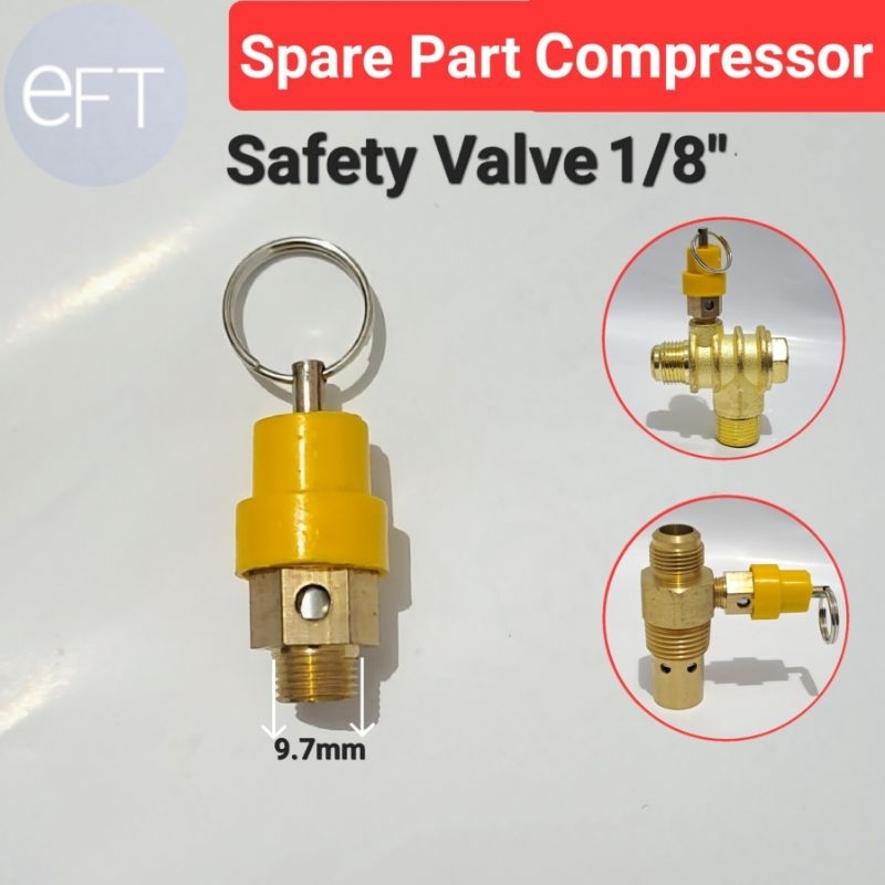 Jual Safety Valve Compressor 1/8 Inchi | Shopee Indonesia