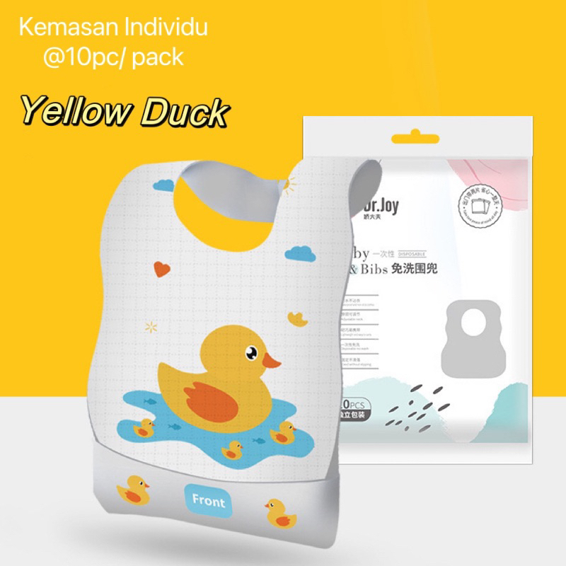 Jual DISPOSABLE BIB/PREMIUM CELEMEK ANAK/BAYI APRON SEKALI PAKAI HANDUK ...