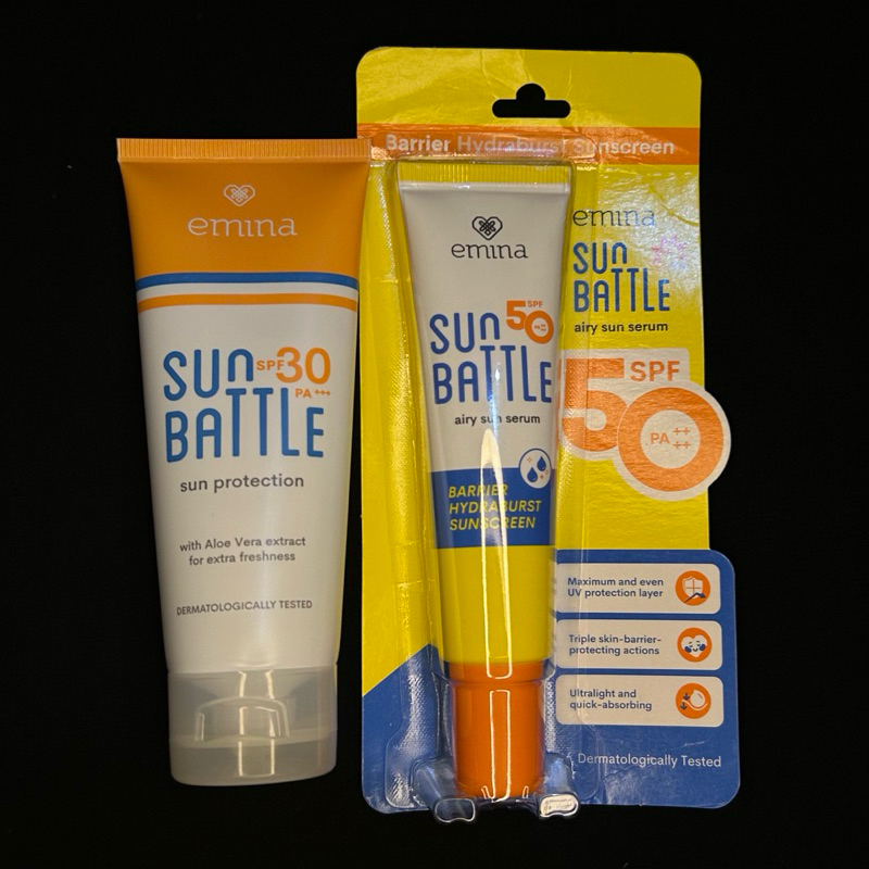 Jual Emina Sun Battle SPF 30 PA+++ 60ml / [NEW! MUST HAVE] Emina Sun ...