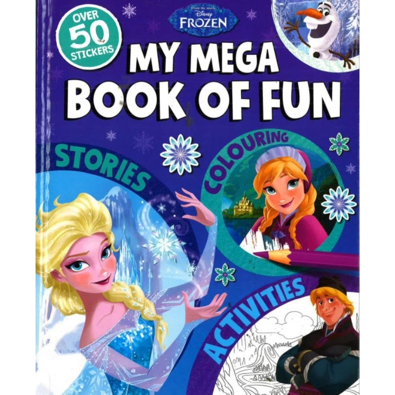 Jual BBW-Hardcover Disney Frozen -My Mega Book of Fun (Stories,Coloring ...