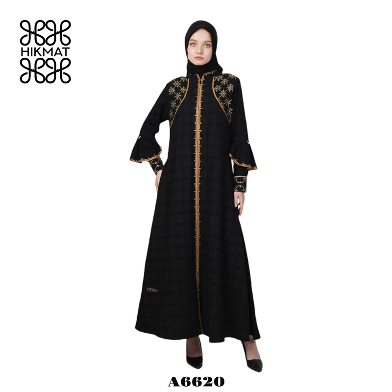 Jual ABAYA HIKMAT FASHION ORIGINAL A6620 | Shopee Indonesia