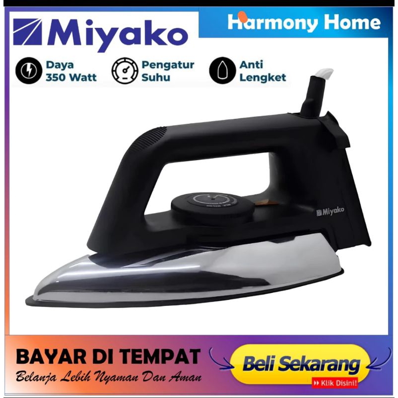 Jual Setrika Listrik Miyako EI-2000 B | Shopee Indonesia