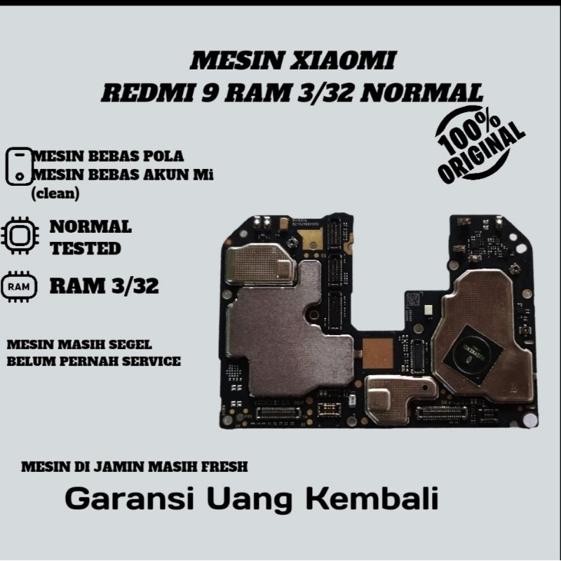 Jual MESIN XIAOMI REDMI 9 NORMAL JAYA RAM 3/32 TINGGAL PAKAI | Shopee ...