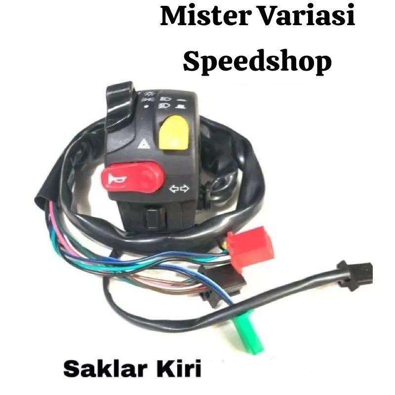 Jual Saklar Kiri 002 Universal Semua Motor Model KTC Swith Holder kiri ...
