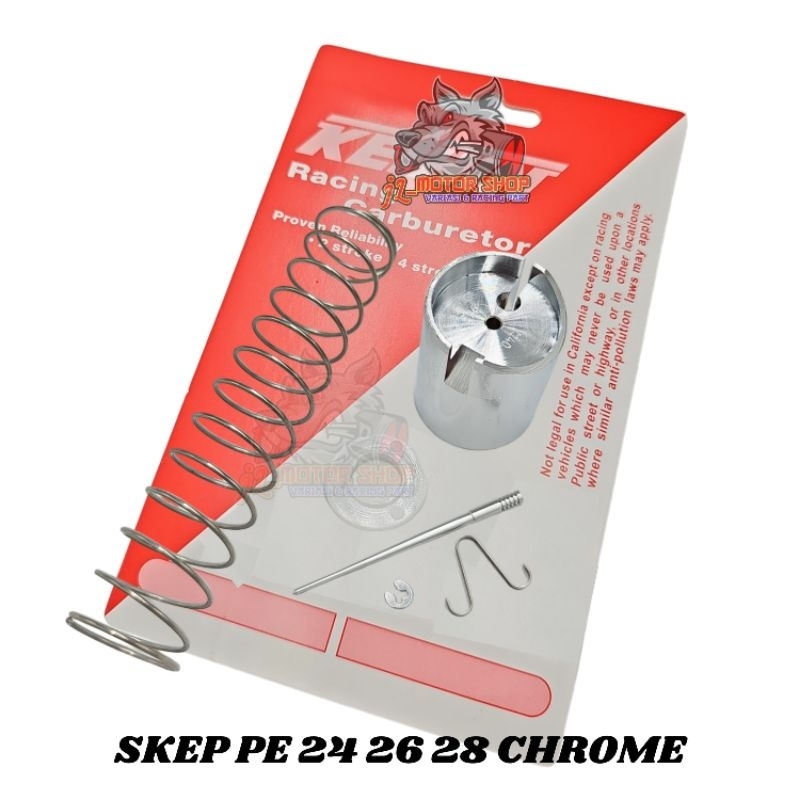 Jual PISTON SKEP KARBU PE 24 26 28 CHROME - SKEP PISTON KARBURATOR PE 24 26 28 PE24 PE26 PE28 ...