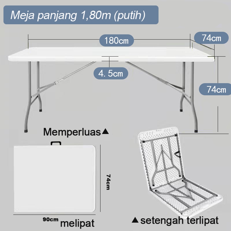 Jual JOY Meja Lipat/Meja Lipat plastik/Meja Lipat Outdoor/Meja ...
