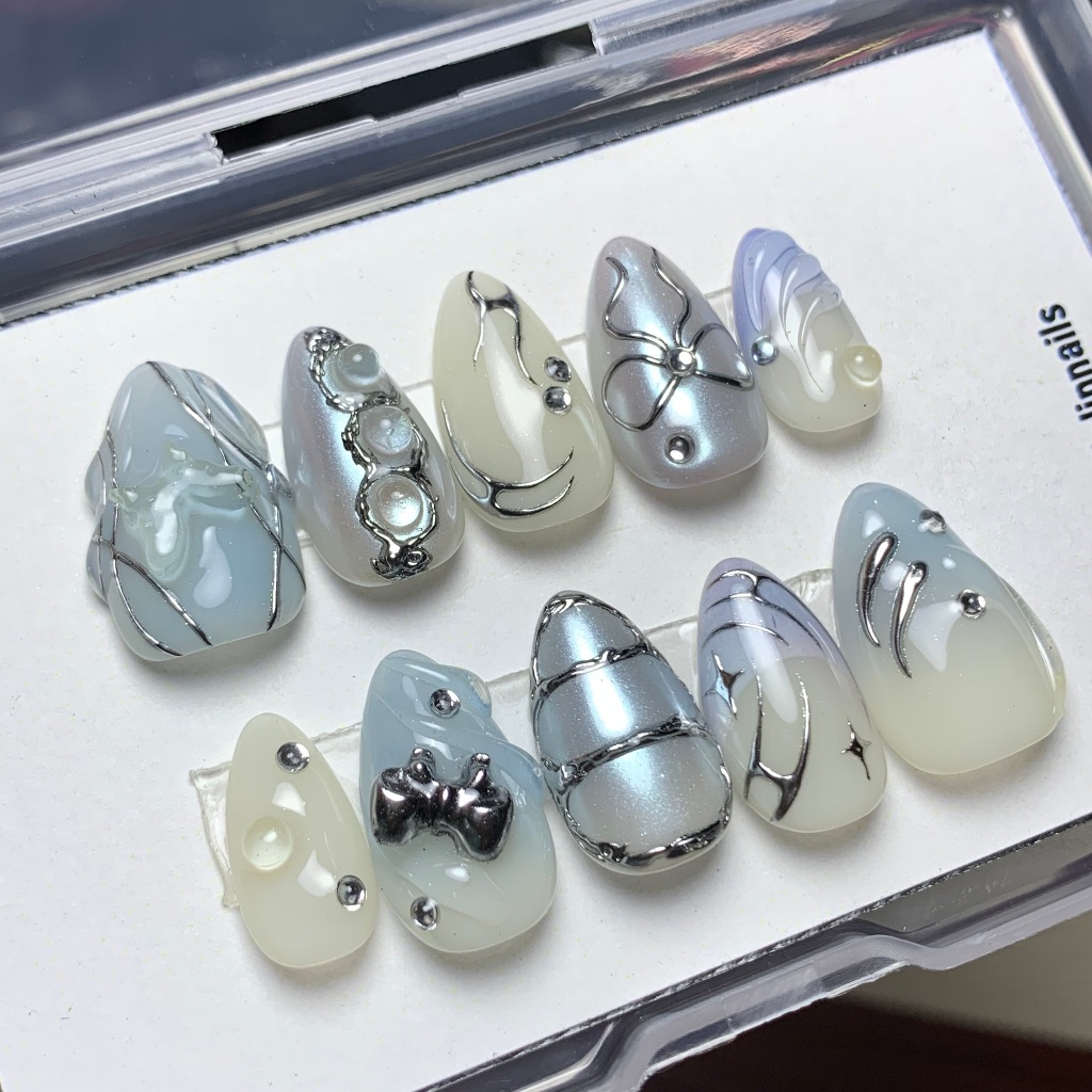 Jual Ribbon Y2K Nails (Press On Nails) | Shopee Indonesia
