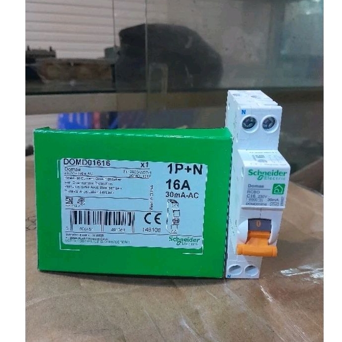 Jual RCBO SLIM SCHNEIDER 1P+N 30MA 6a 10a 16a 20a SNI ORIGINAL | Shopee Indonesia