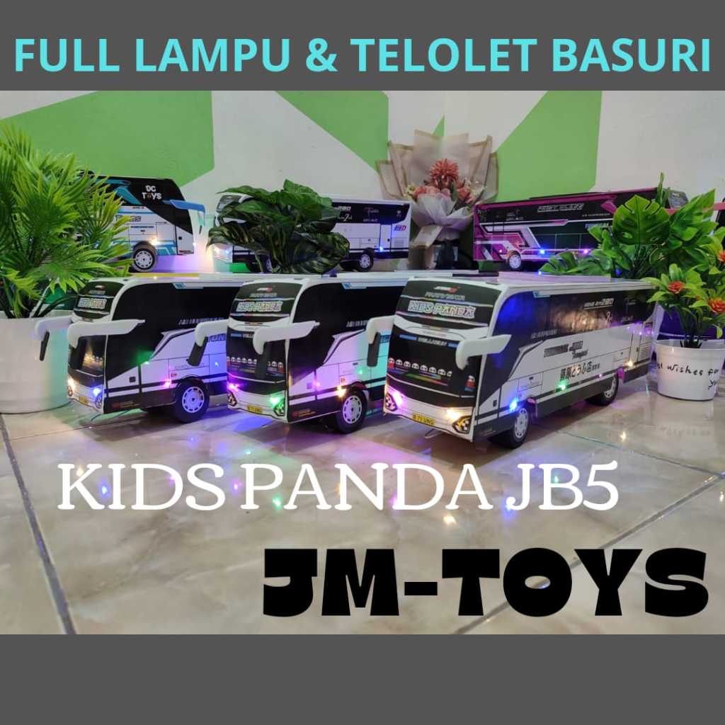 Jual MAINAN MINIATUR TELOLET BUS BASURI KIDS PANDA JB5 TUNGGAL JAYA FULL LAMPU | Shopee Indonesia