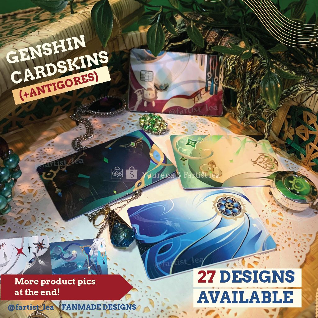 Jual (+ANTIGORES) Genshin Card Skins - Skin Kartu / Garskin Kartu ATM ...