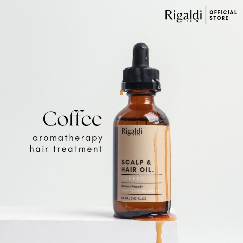 Jual Rigaldi Scalp & Hair Oil Coffee, Peppermint, Rosemary | Minyak ...