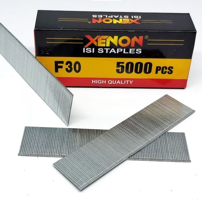 Jual XENON F30 Mata Paku Air Nailer Gun Stapler Staples Mata Lurus 3 cm ...