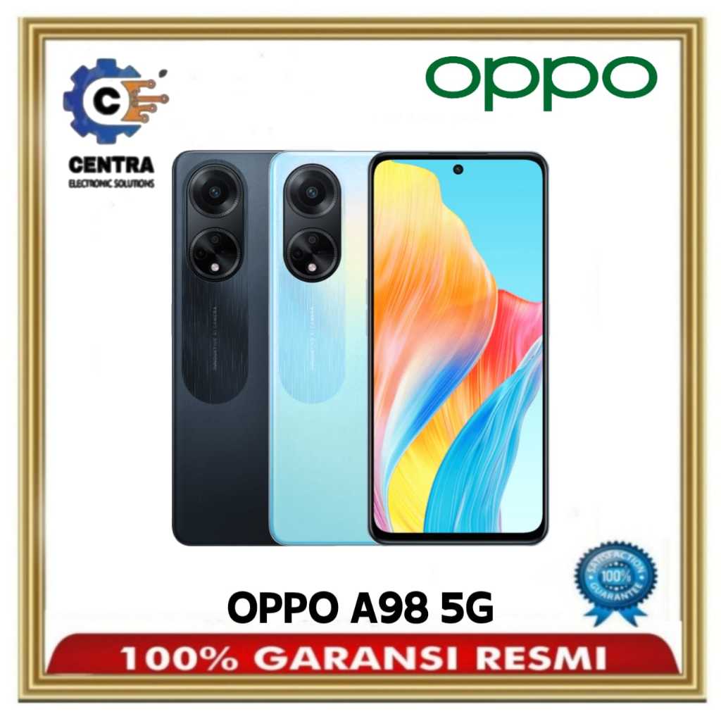 Jual OPPO A98 5G NFC 8+8/256GB RAM 67W SUPERVOOC Kamera AI 64MP Lensa Mikro 40x Garansi Resmi ...
