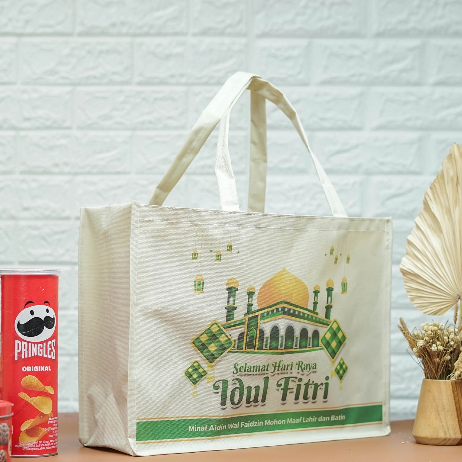 Jual Tas Bingkisan Lebaran Ukuran Jumbo, Tas Parcel Hari Raya Idul Fitri Bahan Polyester T30 P40 ...