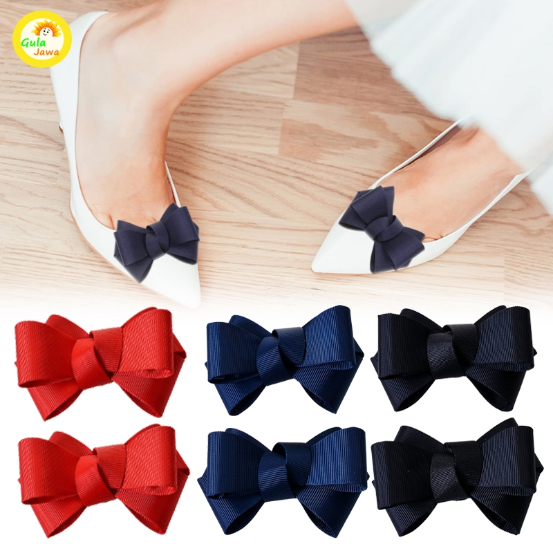 Jual 2pcs Hiasan Sepatu Aplikasi Pita Korea Import Aksesoris Pita ...