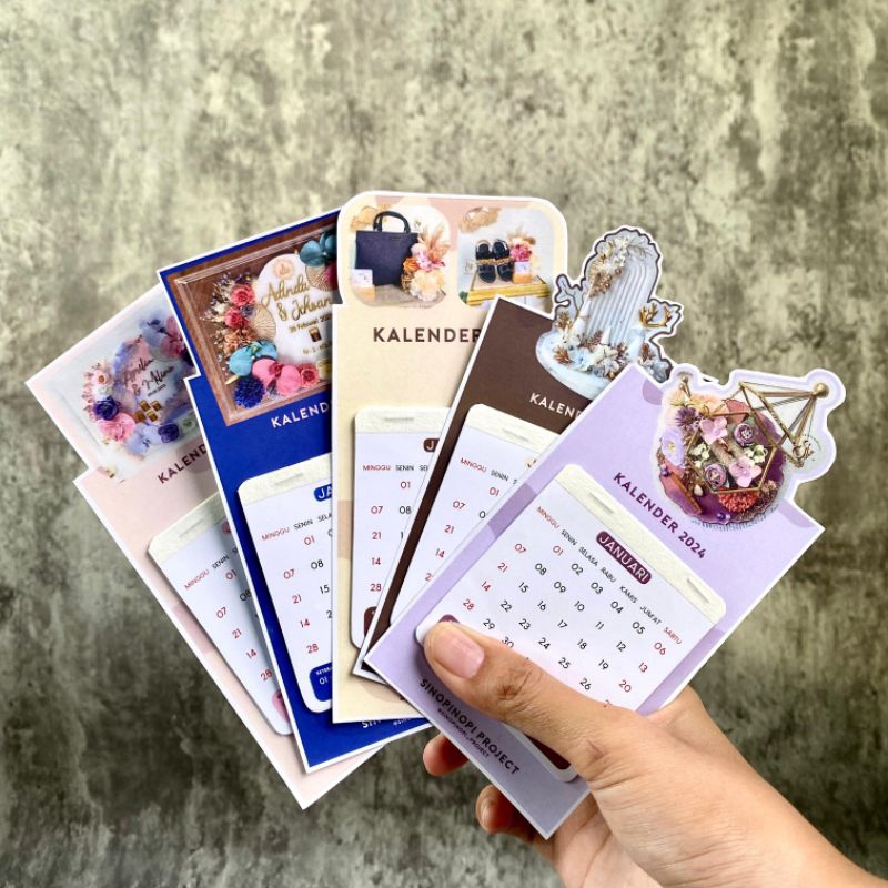 Jual KALENDER MAGNET l SOUVENIR NIKAH l HADIAH NIKAH | Shopee Indonesia