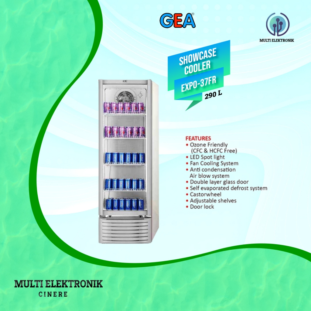 Jual SHOWCASE GEA EXPO37FC - 282 LITER | Shopee Indonesia