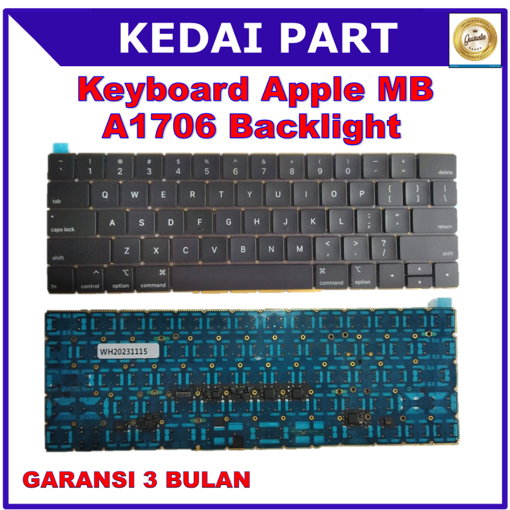 Jual Keyboard Apple Macbook Pro 13 A1706 A1707 (2016-2017) | Shopee ...