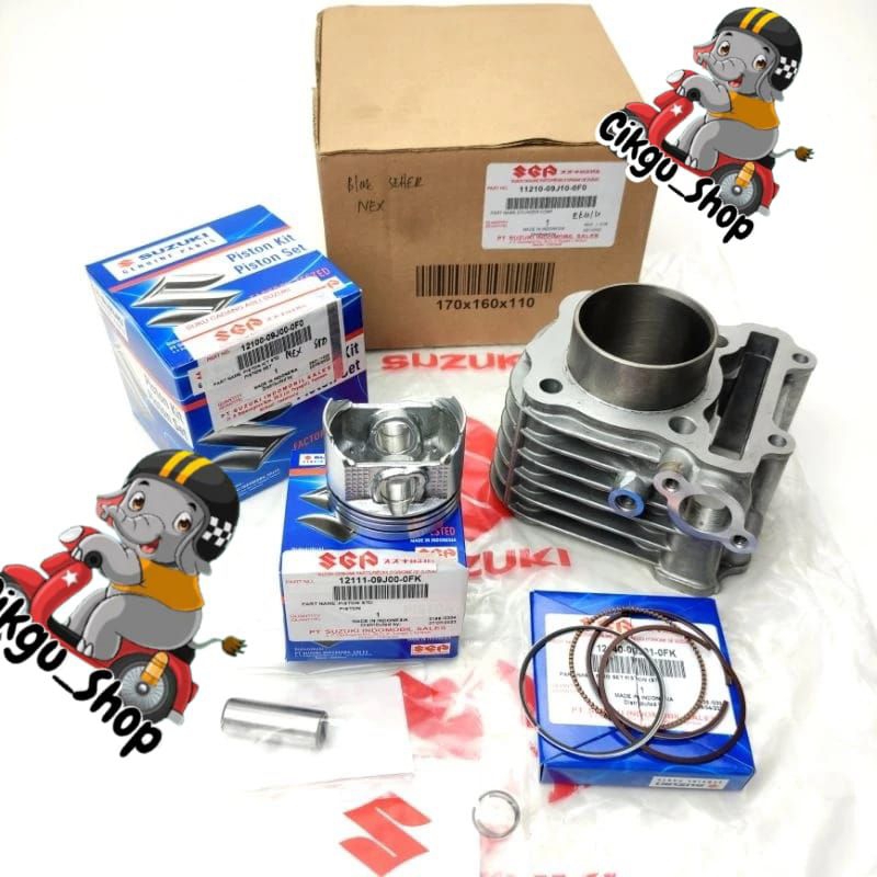 Jual blok seher Suzuki Nex 2 II two, Nex Fi Old, Address, Let's fullset ...