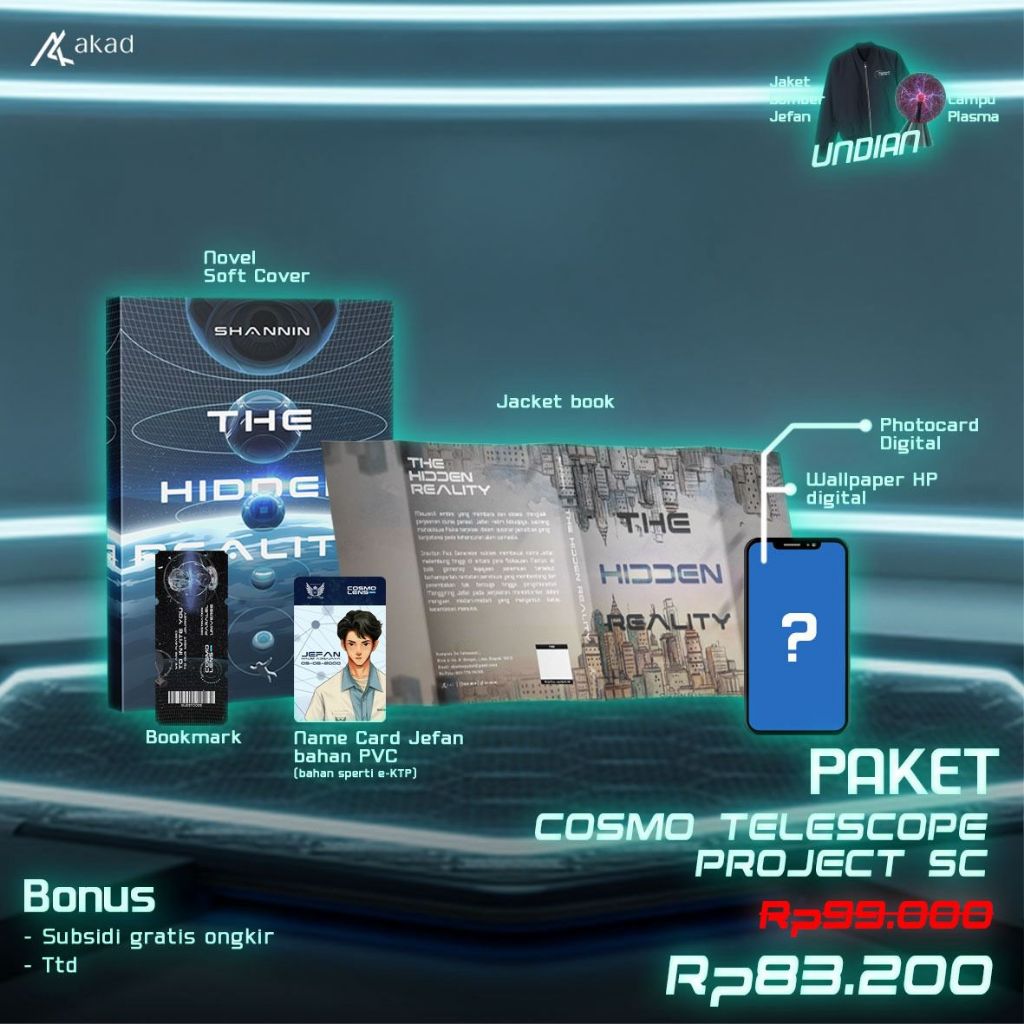 Jual Buku Novel The Hidden Reality - Shannin - Akad - Bumi Fiksi (9 Februari 2024) | Shopee ...