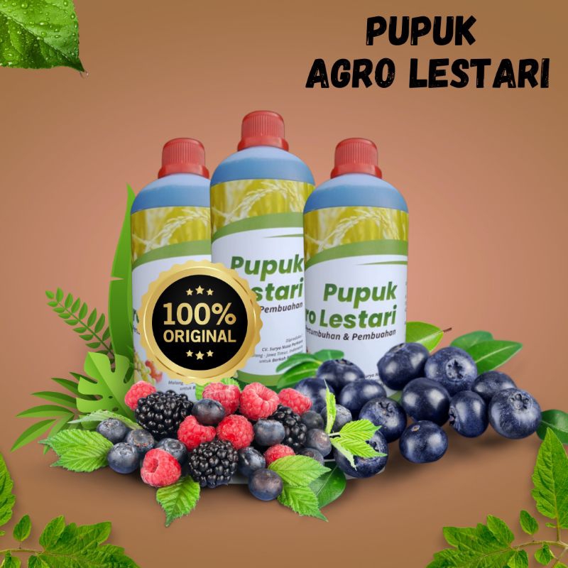 Jual Pupuk Penyubur Perangsang dan Pelebat Buah - Pupuk Agro Lestari Kemasan 1 Liter | Shopee ...
