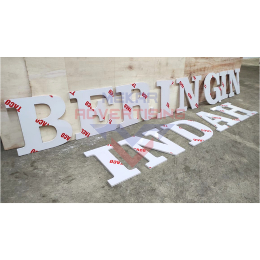 Jual HURUF TIMBUL PVC 50CM TEBAL 18MM | Shopee Indonesia