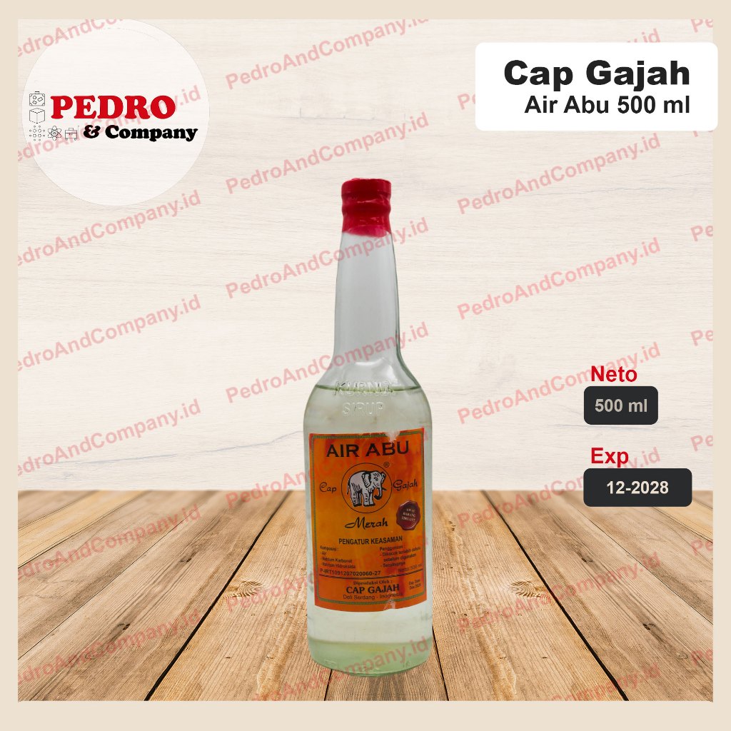 Jual Air abu cap gajah 500 ml - untuk mie bahan tambahan makanan mie ...