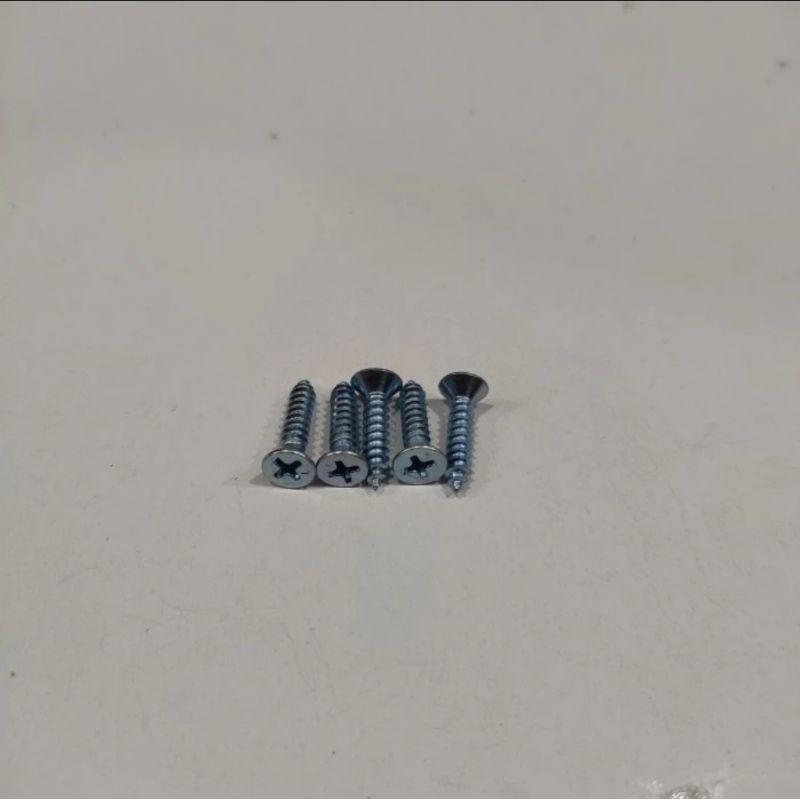 Jual Sekrup FH 8 x 3/4 " Tapping Screw Skrup Kepala Rata Datar 8x3/4 ...