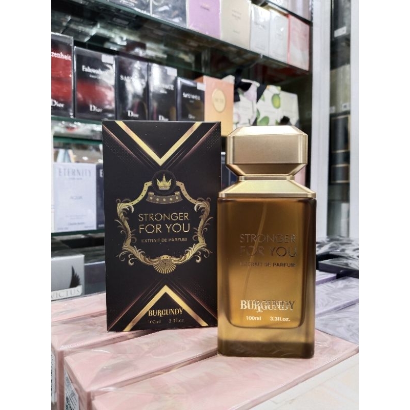 Jual BURGUNDY STRONGER FOR YOU EDP 100 ML | Shopee Indonesia