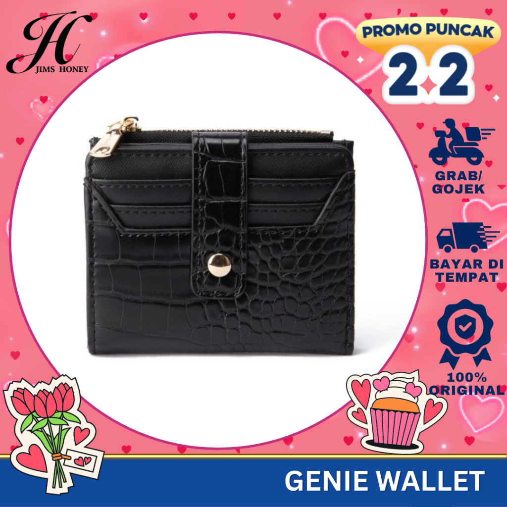 Jual JIMS HONEY GENIE WALLET DOMPET LIPAT WANITA | Shopee Indonesia