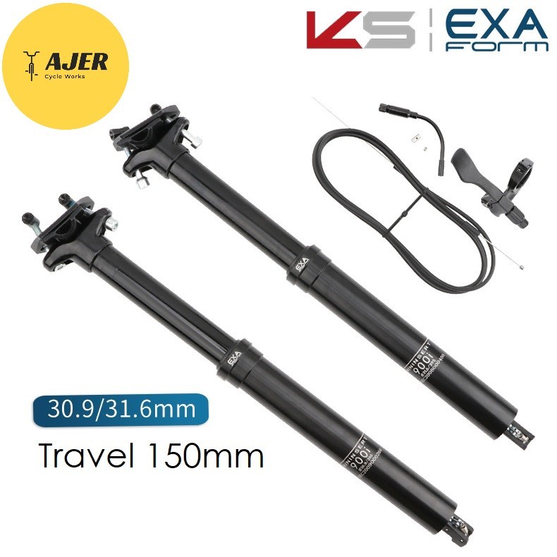 Jual KS Exa Dropper seatpost hidrolik travel 150 mm Inner routing cable ...