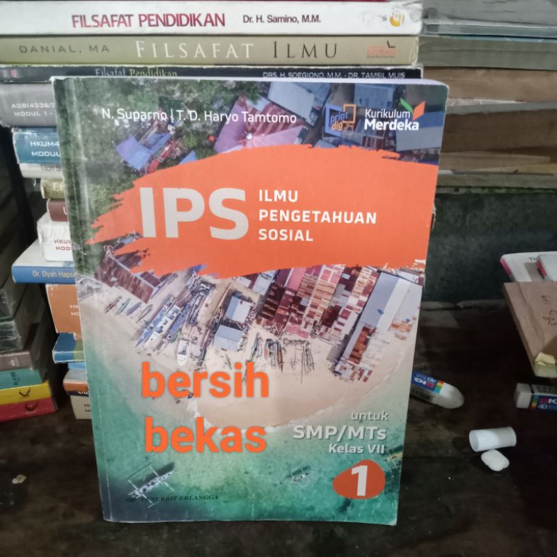 Jual Buku IPS Ilmu Pengetahuan Sosial Kurikulum MERDEKA untuk SMP/MTs Kelas VII 7 1 - N. Suparno ...