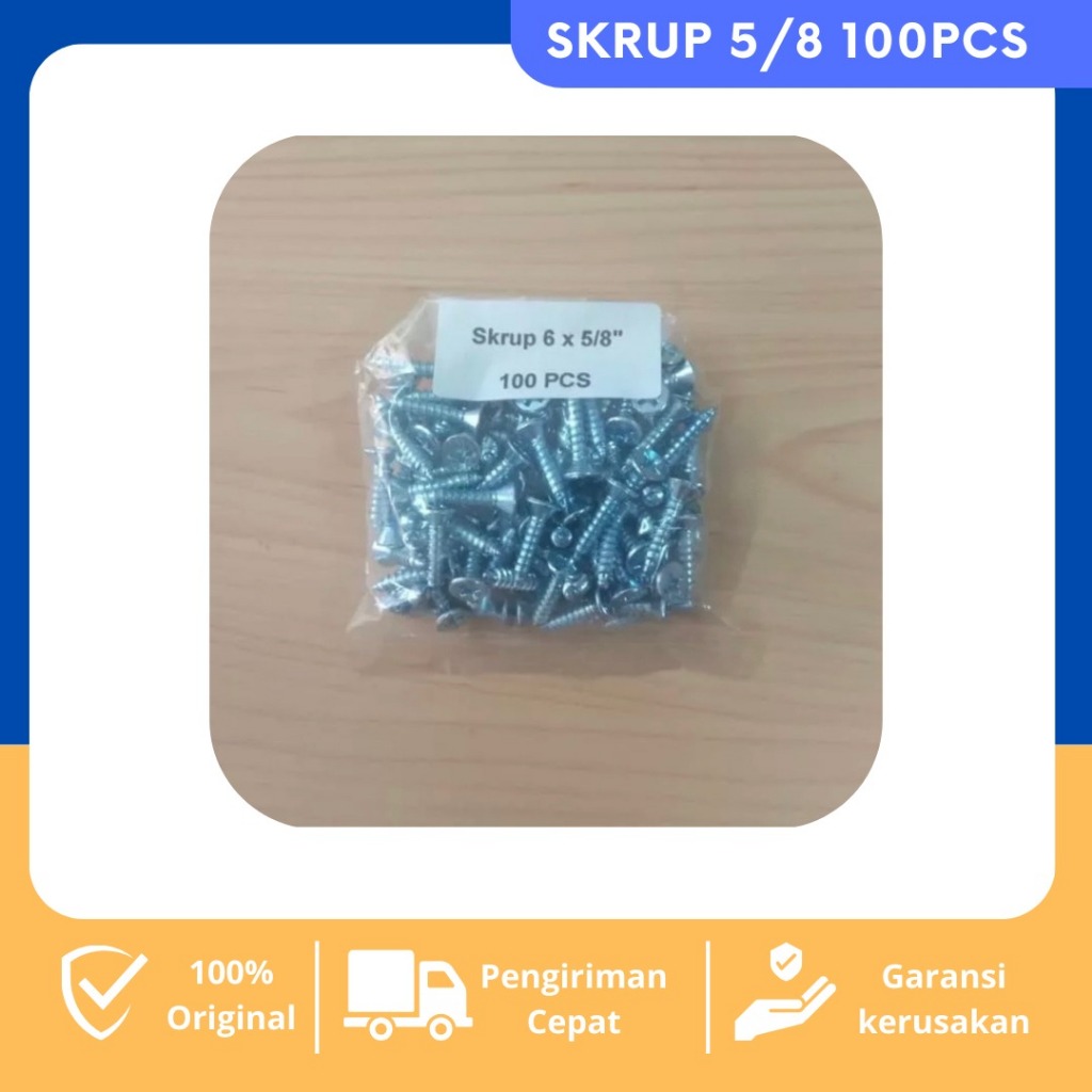 Jual Skrup 5/8 Baja Persisi / Skrup WPC Panel & Wallboard / Tahan Kuat ...