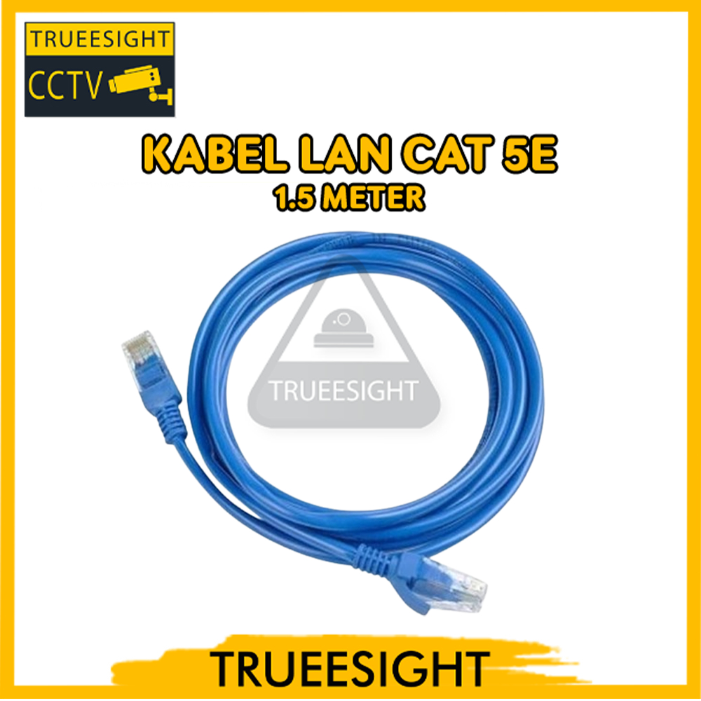Jual KABEL LAN CAT 5e 1,5M jadi + Connector RJ45 | Shopee Indonesia