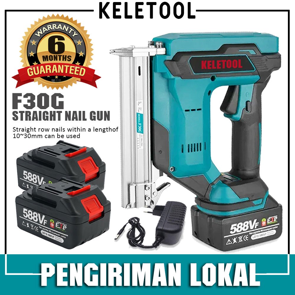 Jual F30 Cordless Nailer kayu paku Mesin Paku Tembak Listrik paku tembak baterai paku listrik ...