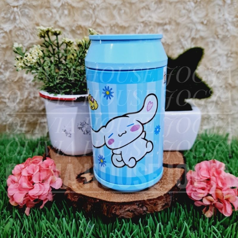 Jual Lampu Sanrio Cinnamoroll Kaleng Soda Lampu Cinnamoroll Biru Kaleng ...