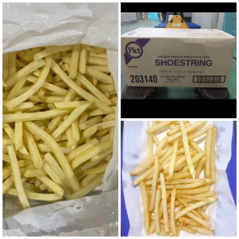 Jual PICT Shoestring 3kg / Kentang Goreng / French Fries | Shopee Indonesia