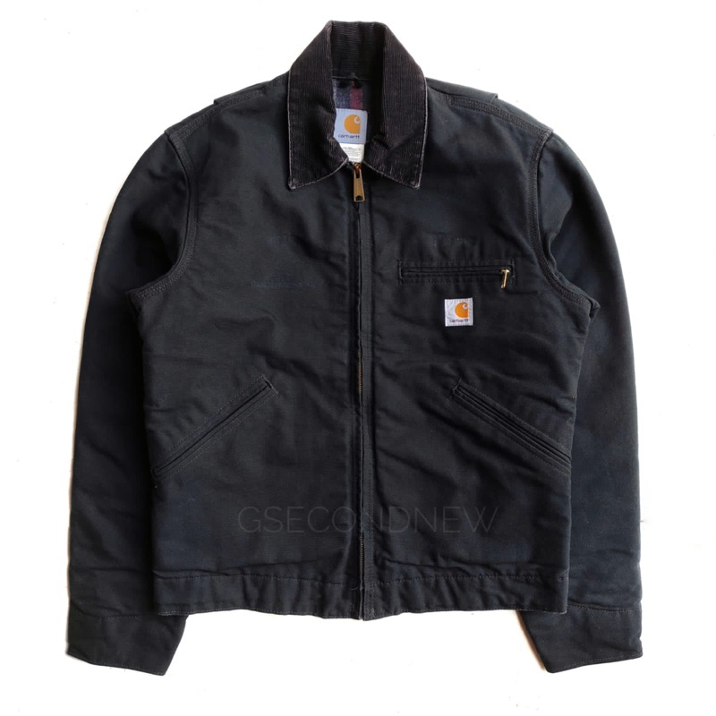 Jual Carhartt Detroit JACKET j01 BLk | Shopee Indonesia